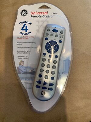 Universal Remote Control for TV television DVD VCR satellite or cable ...