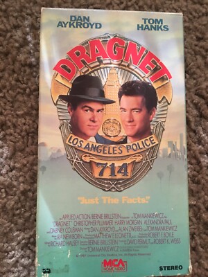 Dragnet Tom Hanks And Dan Aykroyd [VHS Tape] [1983] | eBay