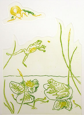 Lawrence Lerfald "The Pond" Hand Signed ltd ed Fine Art Etching of ...