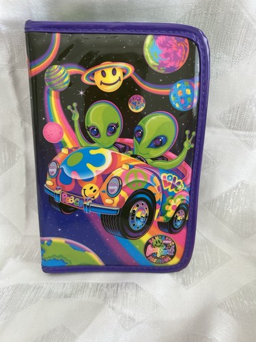 Vintage Lisa Frank Zoomer Zorbit Mini Binder Stationery Organizer 5” X 7” Empty | eBay