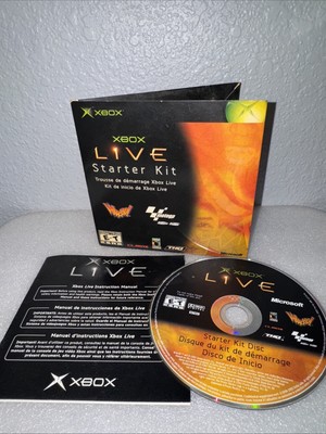 Xbox Live Starter Kit w/cardboard sleeve/case And Manual (Microsoft ...