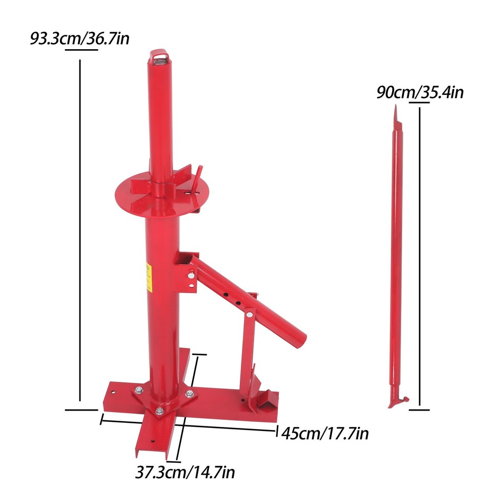 New Portable Hand Bead Breaker Mounting Tool 8" to 16" Tires Manual ...