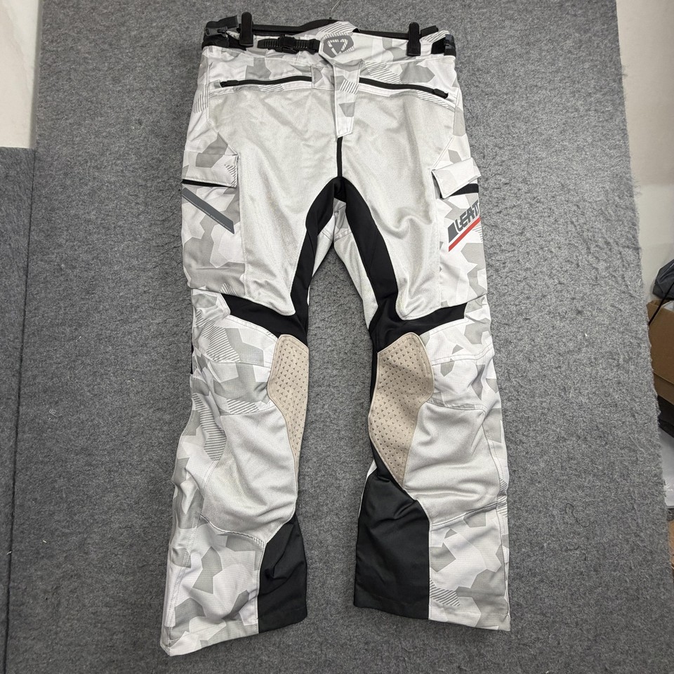 Leatt Pants Mens XXL Gray Steel ADV FlowTour 7.5 Adventure Motorcycle ...