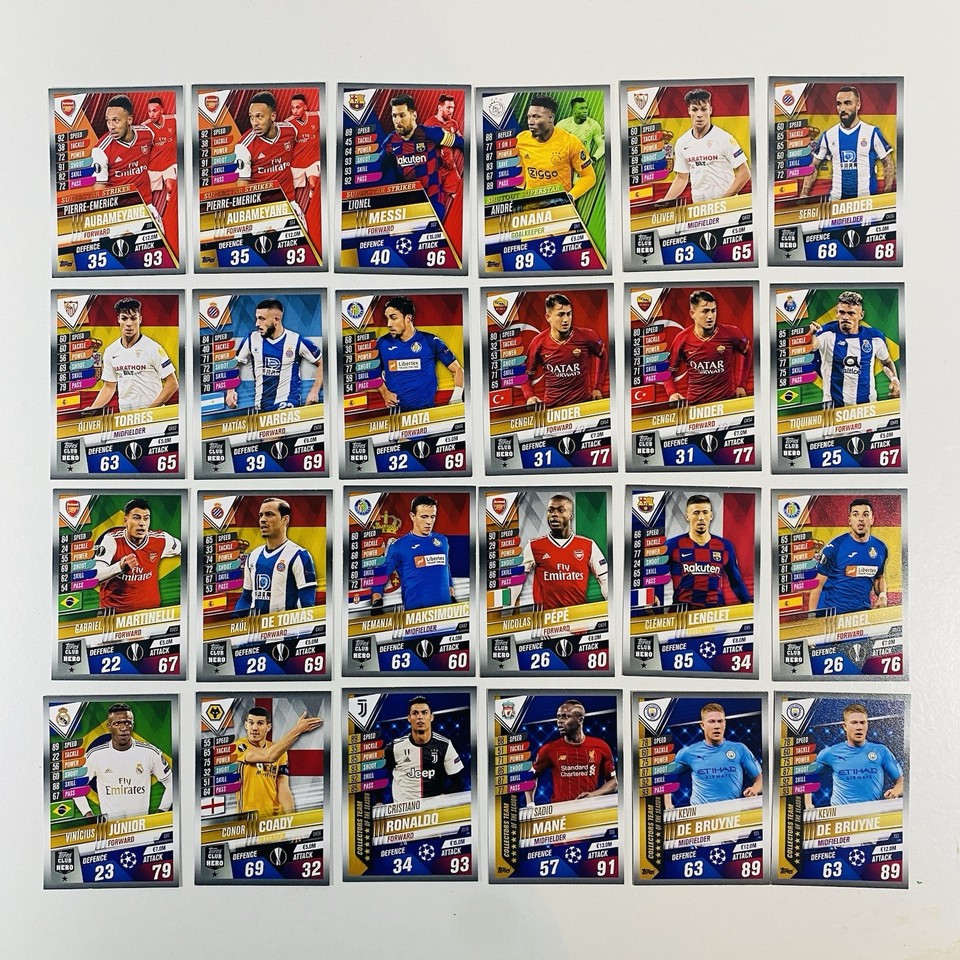 Match Attax 2019/20 Bundle Job Lot 342 Cards Limited Edition 101 100 ...