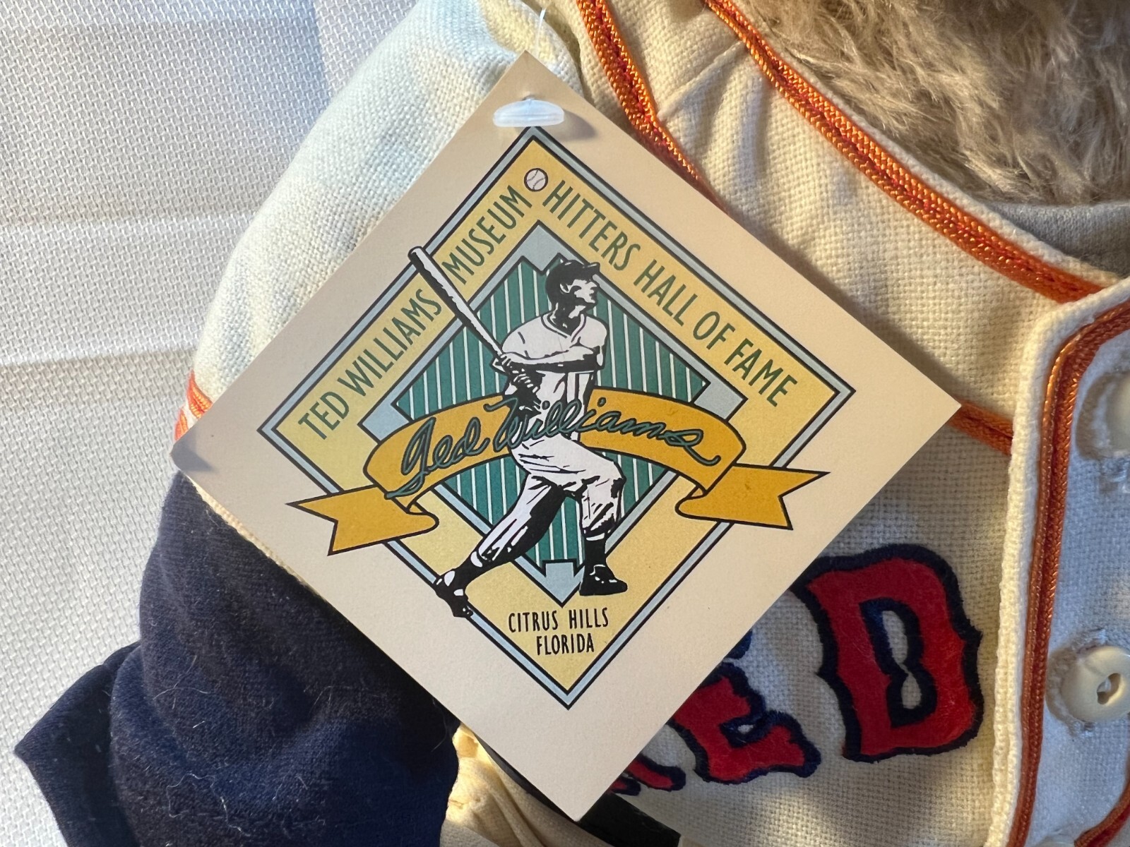 1941 Ted Williams Boston Red Sox Cooperstown Baseball MLB Teddy Bear ...