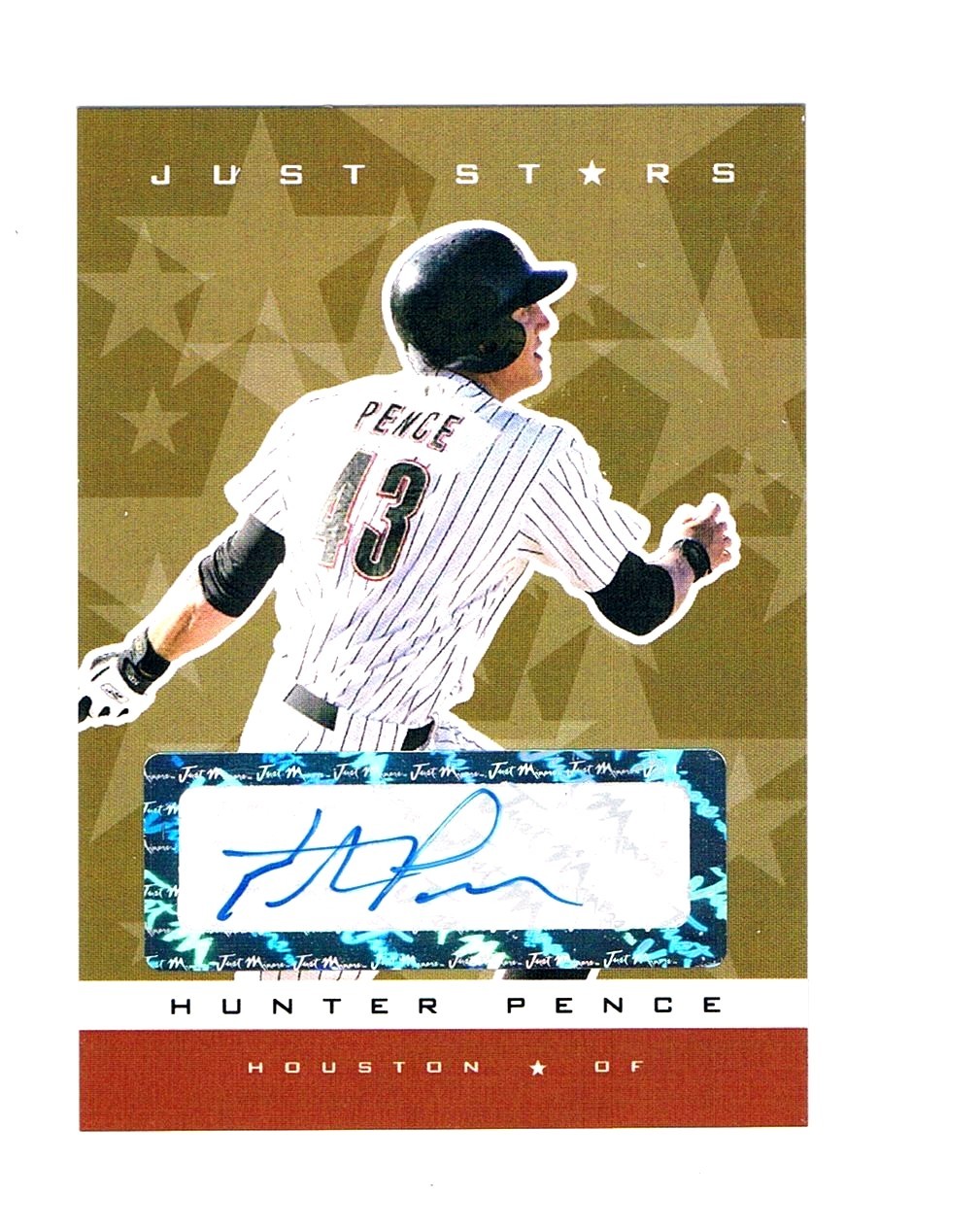 LTD 33/50 Rookie Hunter Pence 2007 Signed Autograph Auto Baseball Ball ...