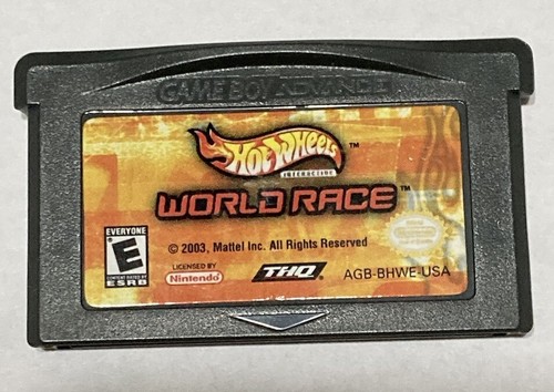 Hot Wheels World Race Game Boy Advance Cartridge Only Authentic Tested ...