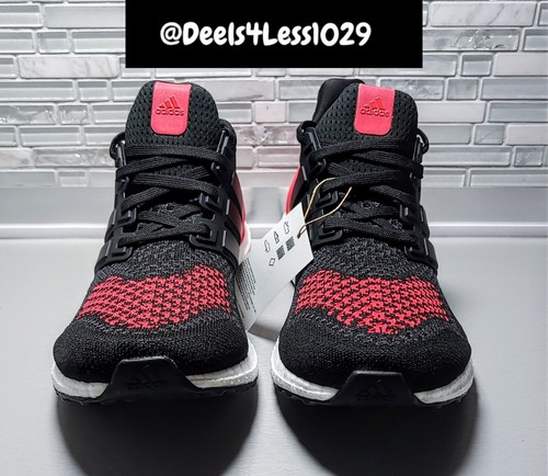 Adidas UltraBoost 1.0 Running Mens Size 9.5 Black Lucid Red White ...