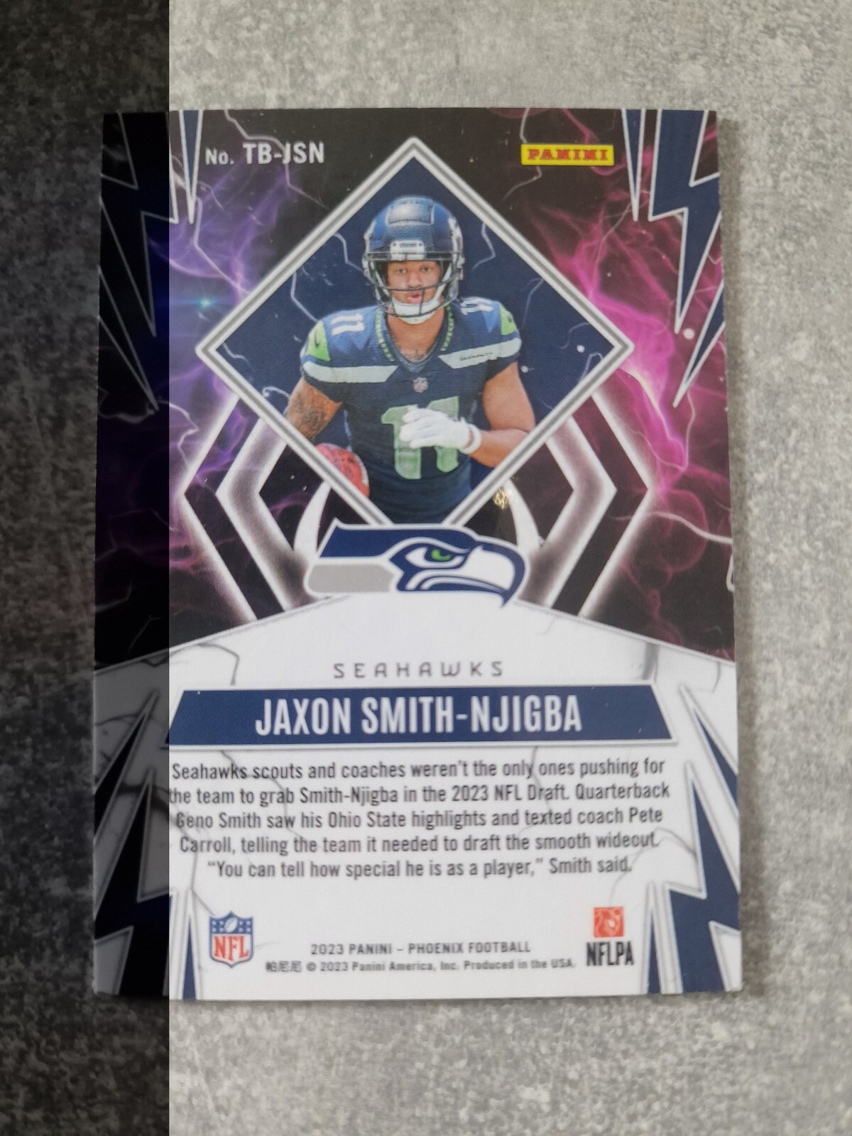 NFL Trading cards - 2023 Panini Phönix Thunderbird RC - Jaxon Smith ...