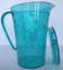 Tupperware Light Reflecting Ice Prisms 2qt Pitcher & Seal Aqua Blue ...