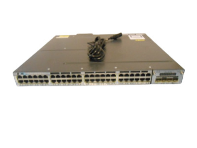 Cisco Catalyst 3750, 48 Port - WS-C3750X-48PF-S W/C3KX-MN-10G, 2 POWER ...