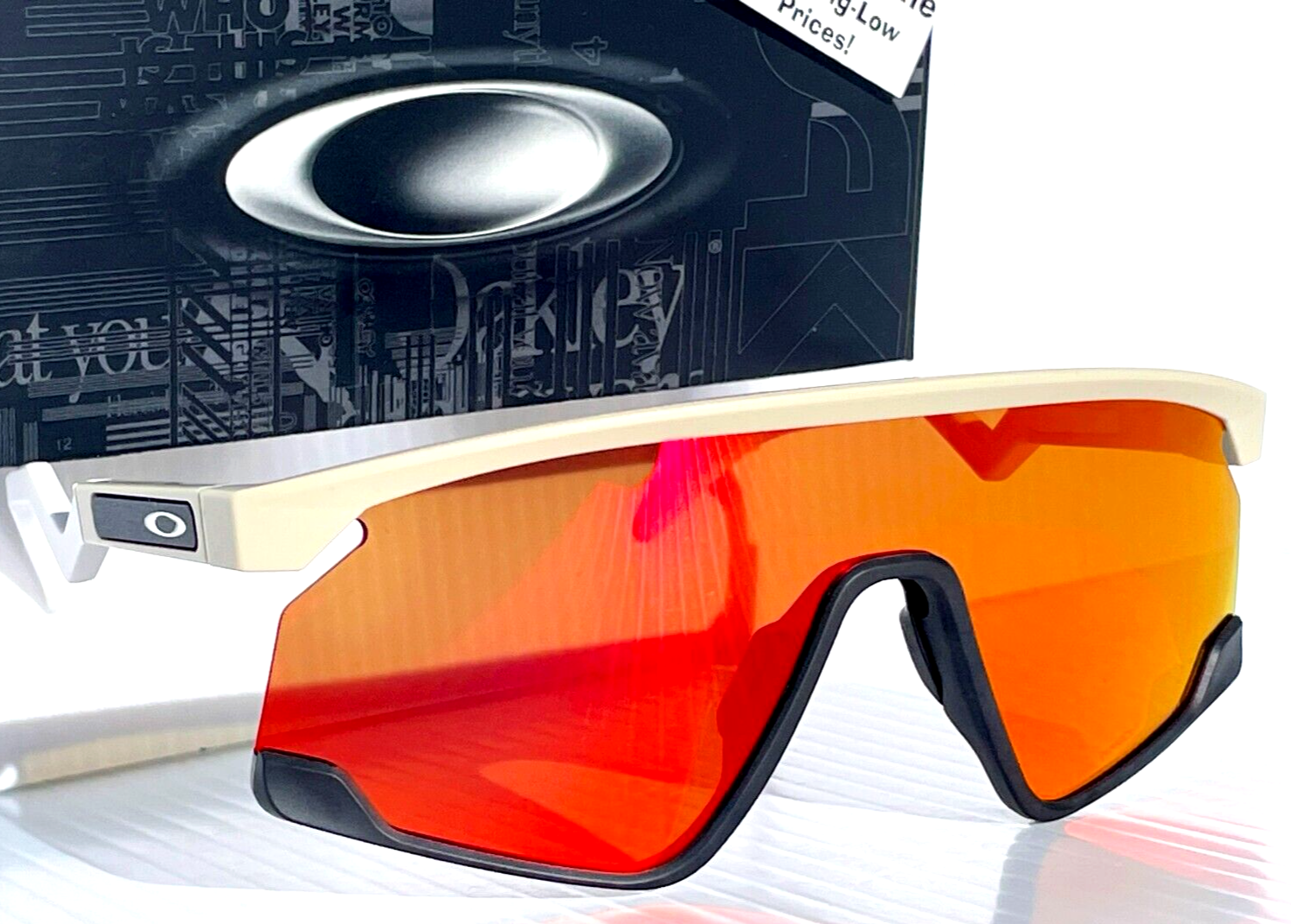 NEW Oakley BXTR Matte Desert Tan PRIZM Ruby Mirror Lens Sunglass 9280 ...