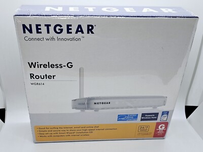 BRAND NEW IN BOX Netgear Wireless-G Router WGR614 54 Mbps 2.4GHz 4-Port ...