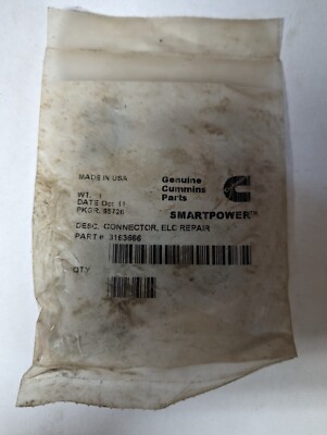 QTY 1 Genuine Cummins Electric Repair Connector 3163666 | eBay