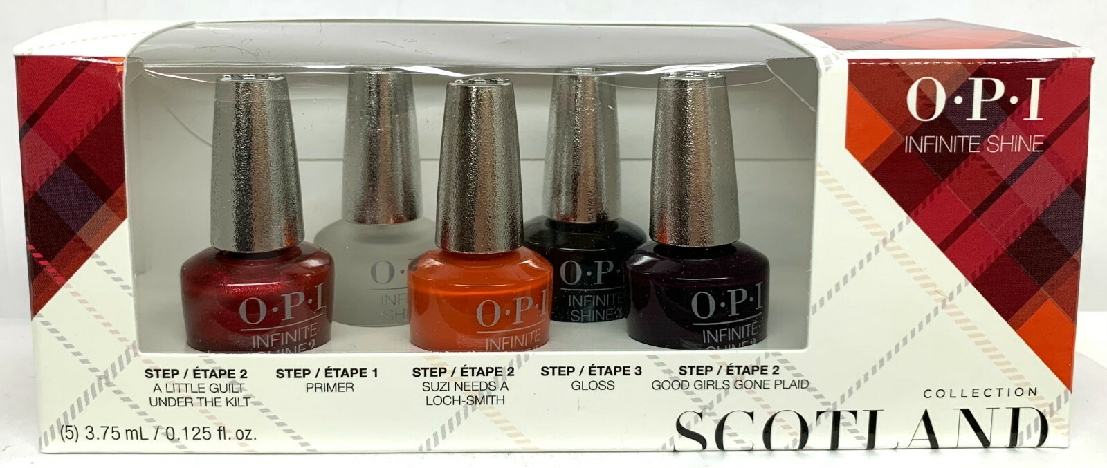 OPI Infinite Shine - SCOTLAND Fall 2019 Mini Set - 5 colors x 1/8oz | eBay