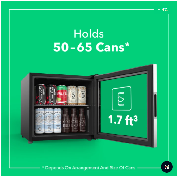 Mini Nevera Diet Coke Mini Fridge 6 Can Refrigerator For Bedroom Office ...