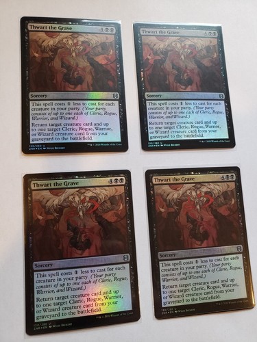 4x Thwart the Grave | FOIL | Zendikar Rising | MTG Magic Cards | eBay