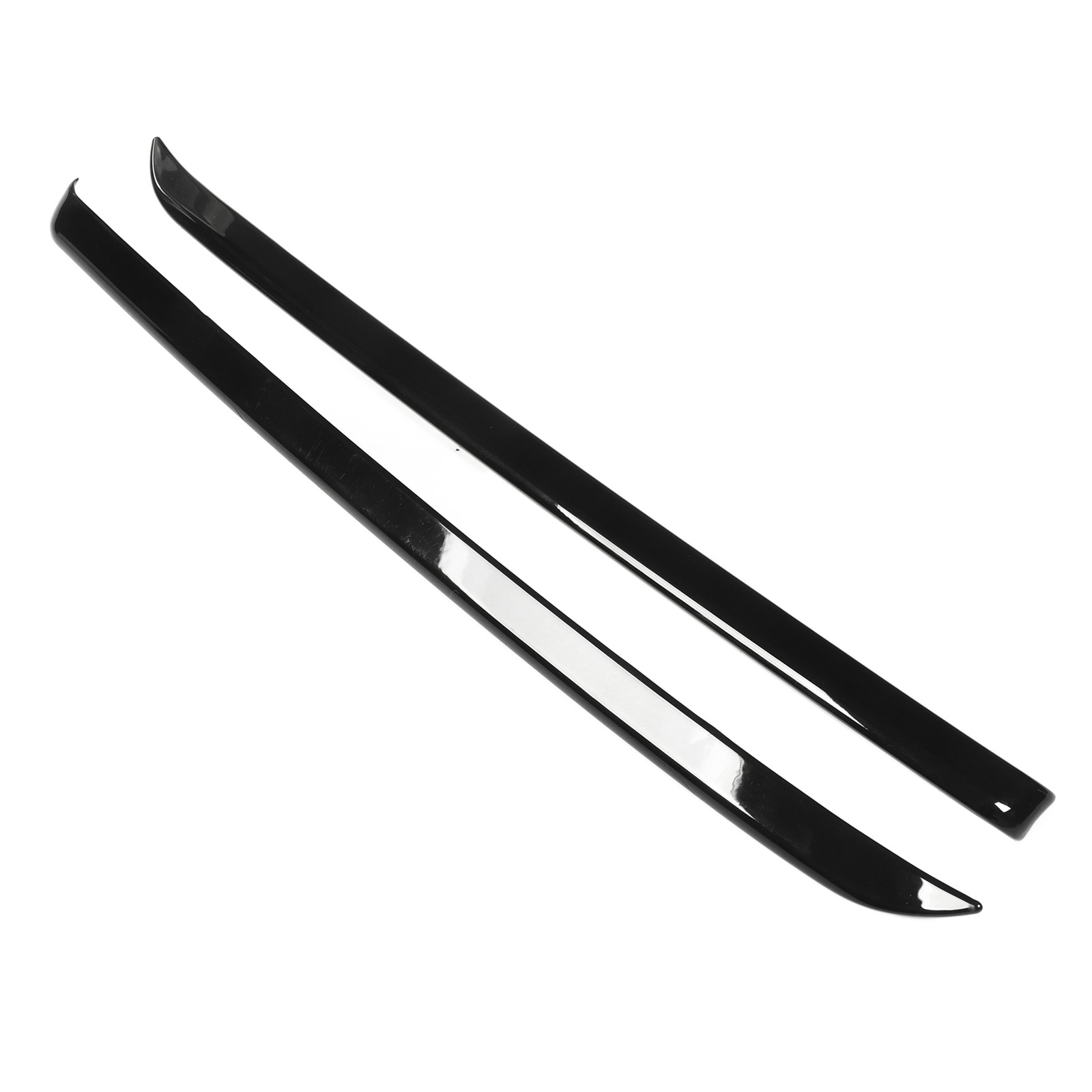 ⊹2Pcs Rear Bumper Back Corner Protection Cover Trim Glossy Black Edge ...