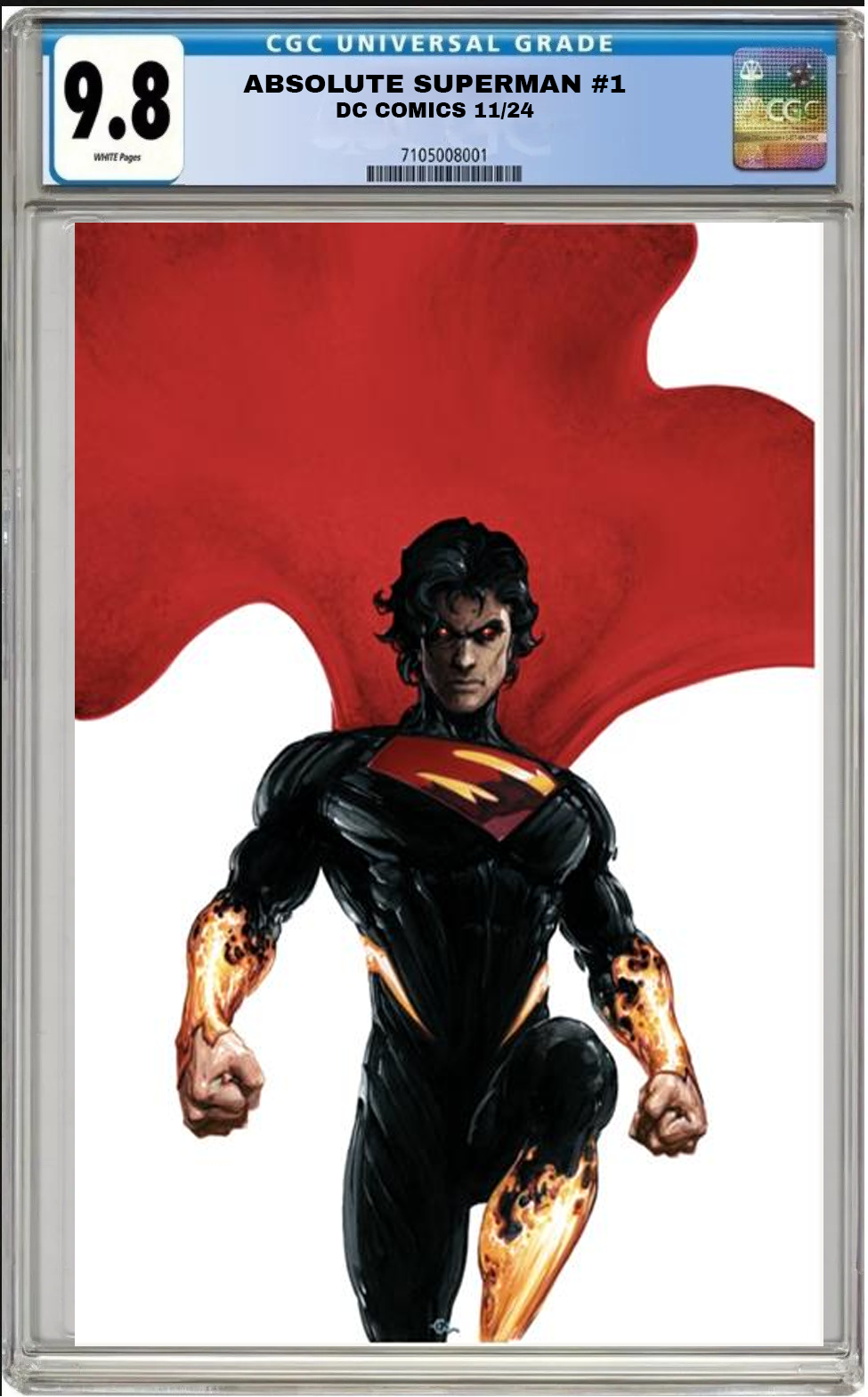 ABSOLUTE SUPERMAN #1 DC 1:50 CLAYTON CRAIN VARIANT CGC 9.8 NM PRESALE ...