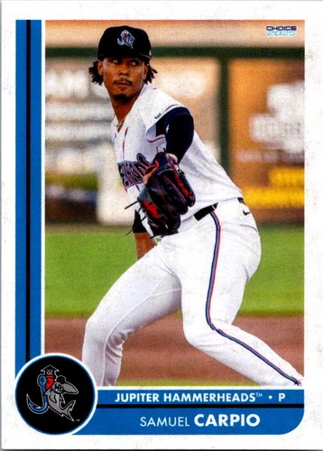 Samuel Carpio 2025 Choice Jupiter Hammerheads #21 Jupiter Hammerheads ...