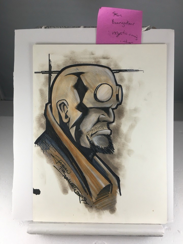Jason Baumgartner, original Comic Art, Hellboy painting. Hellboy movie ...