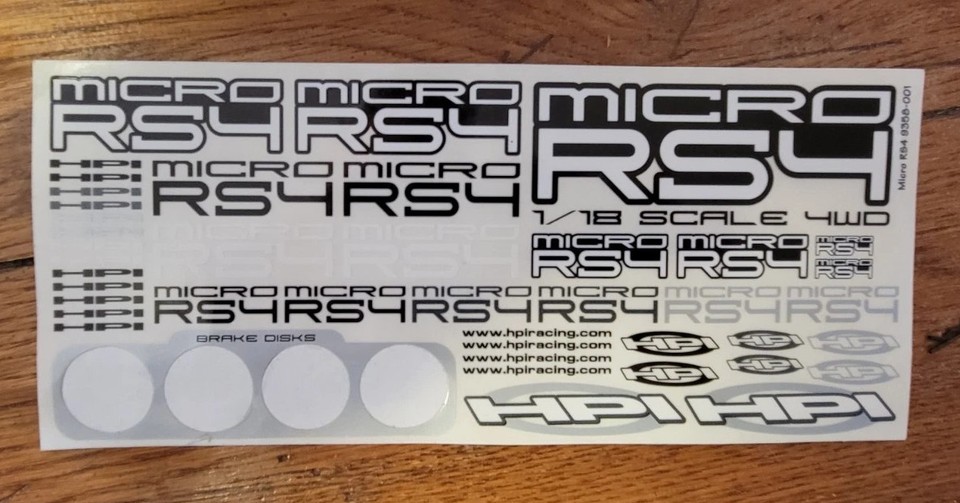 HPI Micro RS4 Kit Box + Extras | eBay