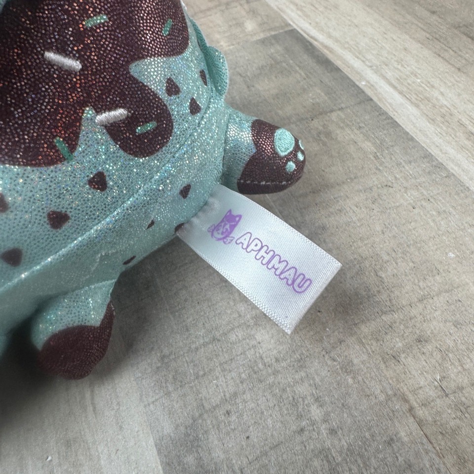 Aphmau MeeMeows 11" Plush Toy Mint Chip Ice Cream | eBay