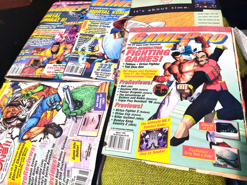 10 GamePro Magazine Issues 1990, 1991, 1992, 1994, 95, 96 Fair-Good ...