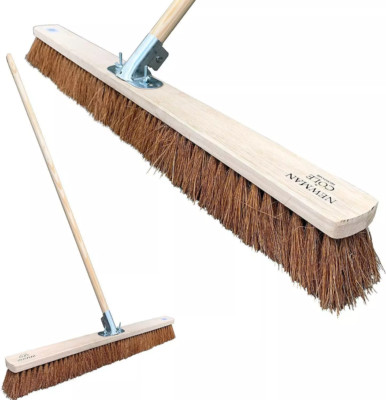 EXTRA LARGE WAREHOUSE BROOM 36" WIDE BIG SOFT SWEEPING BRUSH FLOOR ...