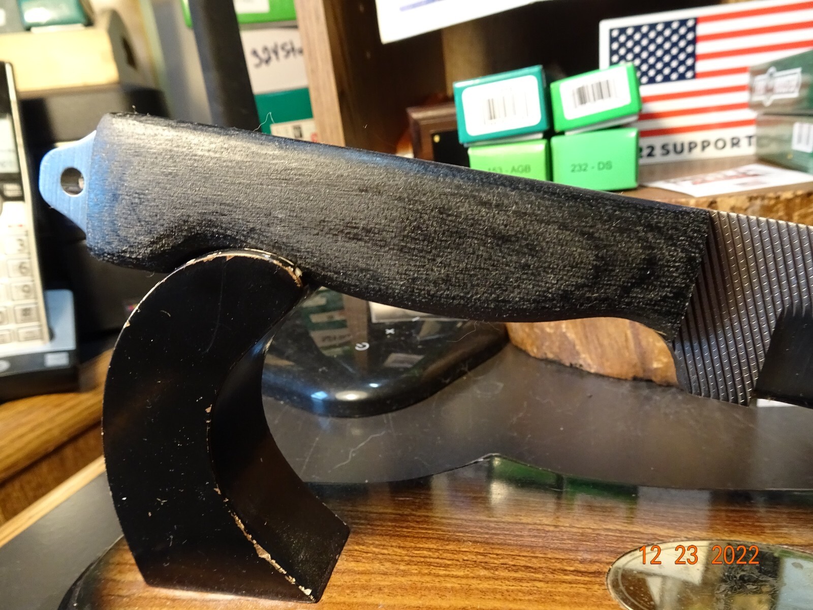 ANZA KNIVES (504) THE PIG SLAYER 15" LONG 9 1/2" BLADE EDGE HANDLE ...