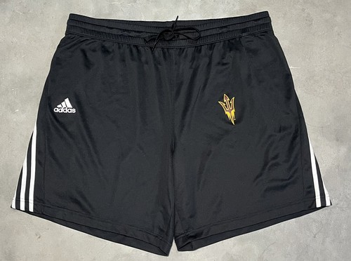 Men’s Black Adidas Arizona State University Sundevils Athletic Shorts ...