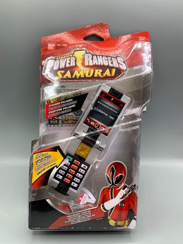 Power Rangers Samurai Red Morpher With Sounds Role Play Flip Phone ...