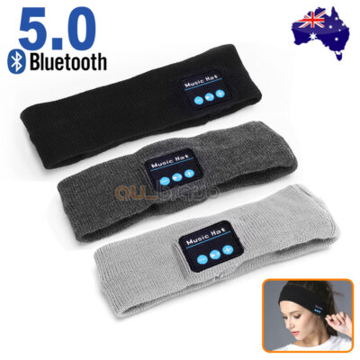 Bluetooth Wireless Stereo Headphone Head Band Sleep Headset Sports ...