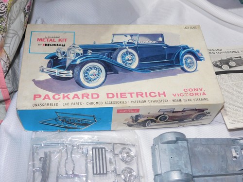 Vintage Hubley Packard Dietrich Conv. Victoria 1/22 Scale Model Kit No ...