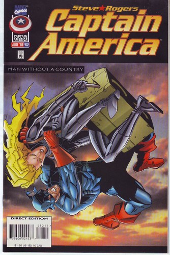 Captain America #452 - NM - 1996-06 - "Man Without a Country ...