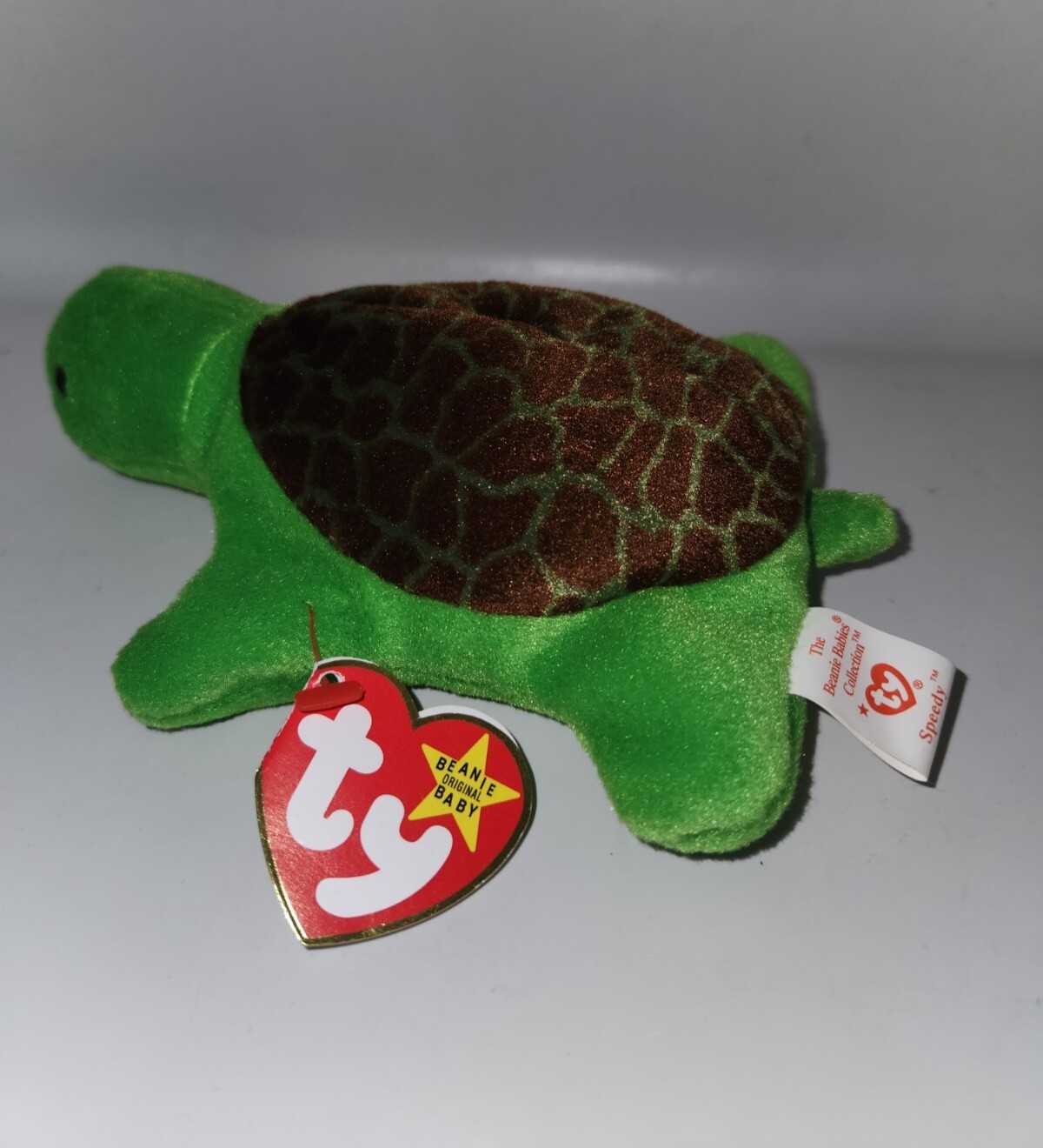 RARE 1993 Ty Original Beanie Baby "SPEEDY" the Turtle w/ P.V.C ...
