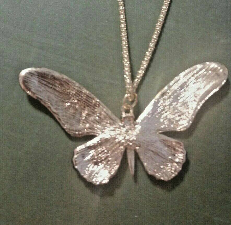 NEW! Multi Colored Butterfly Necklace Pendant Chain #762 | eBay