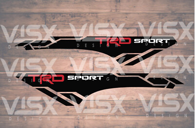 X2 TRD Sport off-road Reverse vinyl decals for 2013-2019 Toyota Tacoma ...