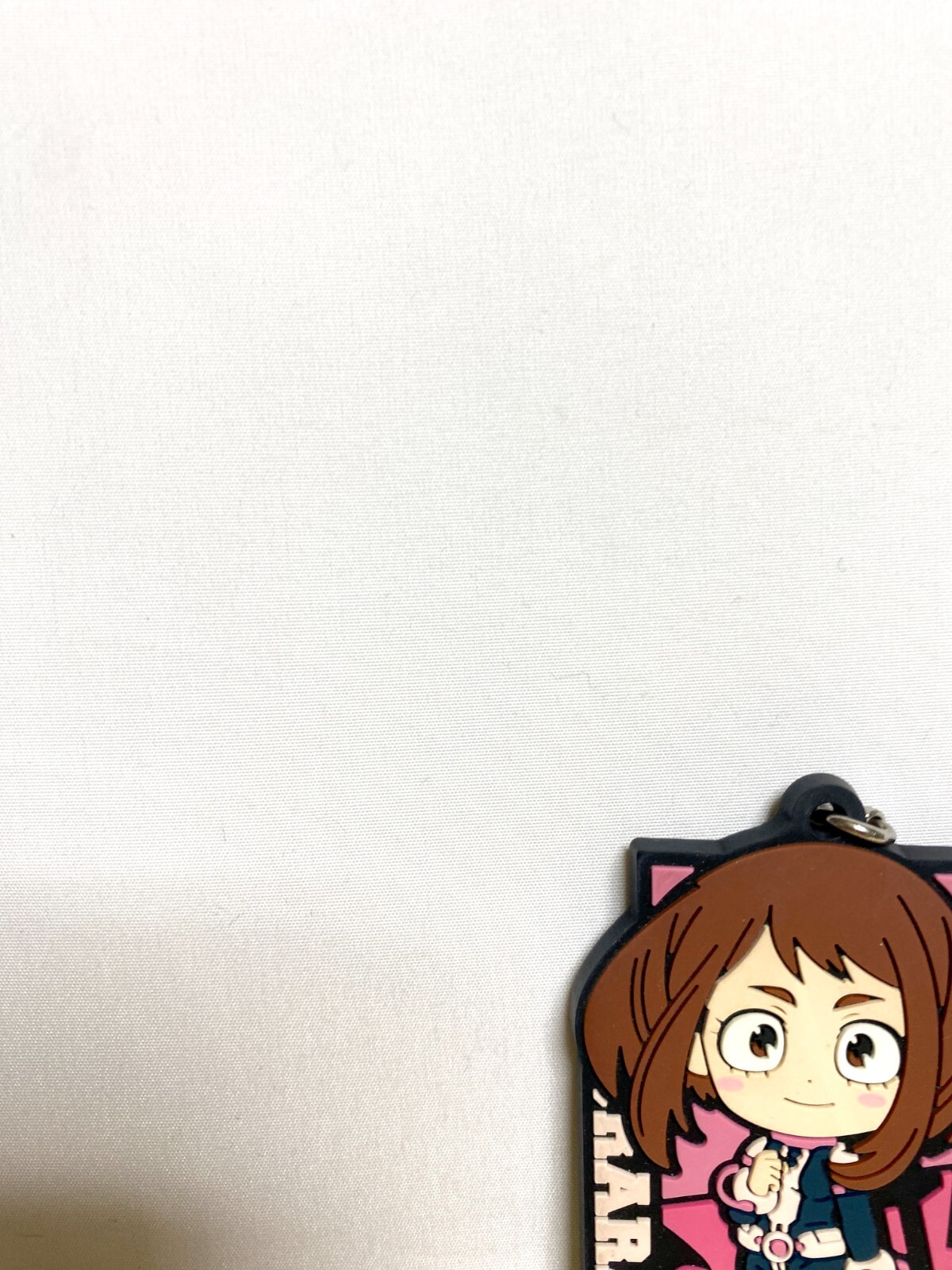 Ochako Uraraka My Hero Academia Rubber keychain Bandai Kyun-Chara ...