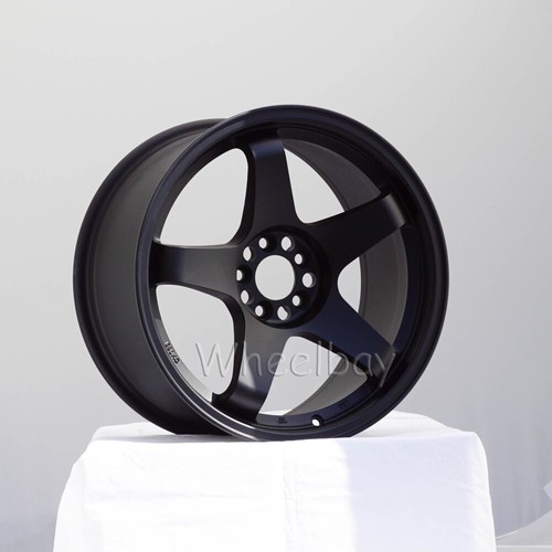 4 ROTA WHEEL P45 R 18X9.5 5X114.3 30 73 SATIN BLACK. | eBay