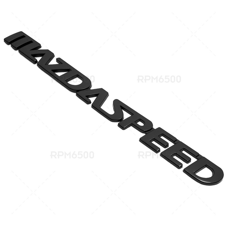 For Mazda Mazdaspeed Rear Nameplate Badge Logo Car Emblem Decorate ...