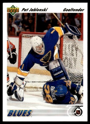 1991-92 Upper Deck #107 Pat Jablonski Rookie St. Louis Blues | eBay