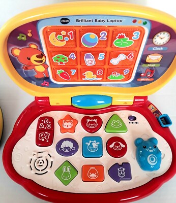 VTech Brilliant Baby Laptop Learning Interactive Toddler Toy 115 ...