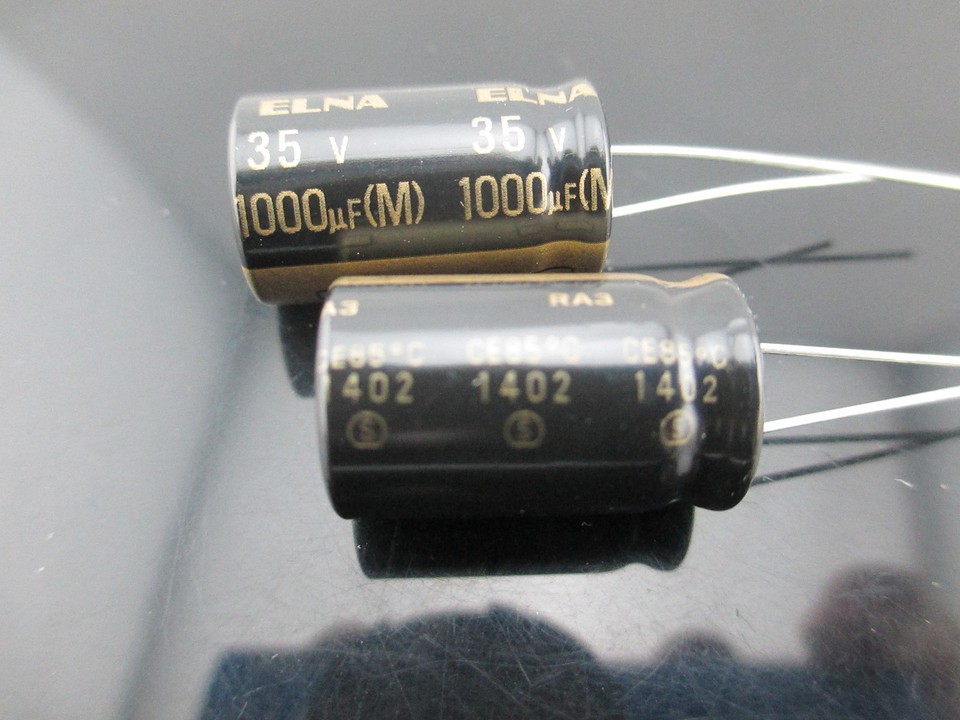 10pcs Japan ELNA RA3 1000UF 35v 1000mfd Audio Capacitor 12.5*20mm | eBay