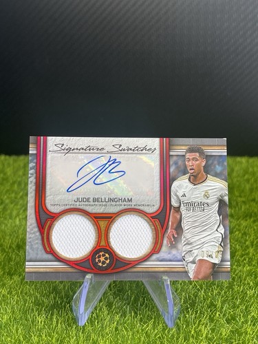 Jude Bellingham 2023-24 Topps Museum UEFA Soccer Signature Swatches ...