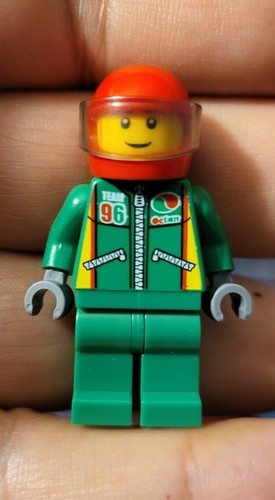 Lego 1 mini figure Race car driver Octan Team 96 C16-4 | eBay