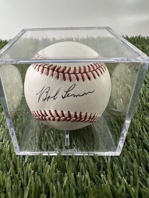 Bob Lemon Signed Autographed Rawlings Official National League Baseball ...