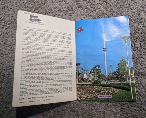 Vintage 1970s Cedar Point Souvenir Book Photographs Photobook | eBay