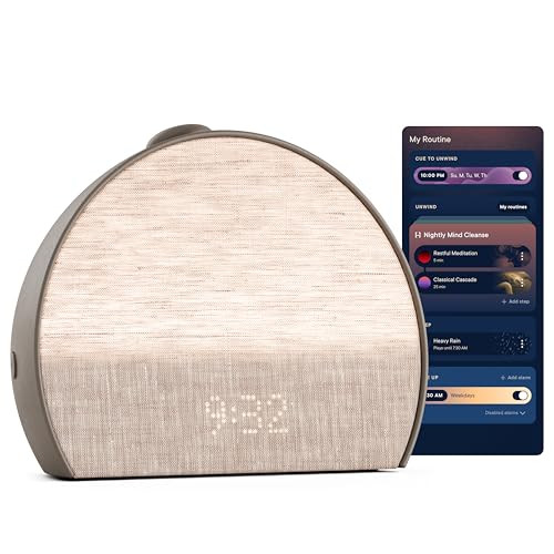 Hatch Restore 3 Sunrise Alarm Clock, Sound Machine, Smart Light (Cocoa ...