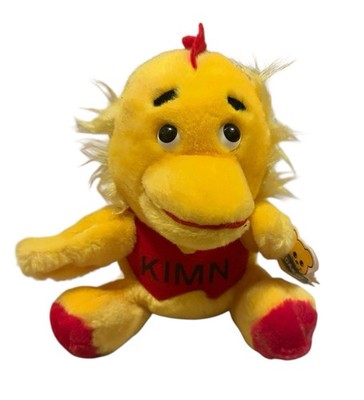 Vintage KIMN Radio Station Chicken Mascot Dakin 1980 Plush Stuffed ...